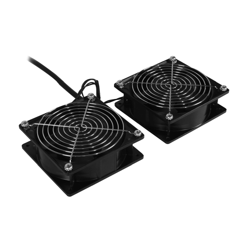 Cyberpower 2 Fan Roof Ventilation System For Rack Enclosure - CRA12002 ...