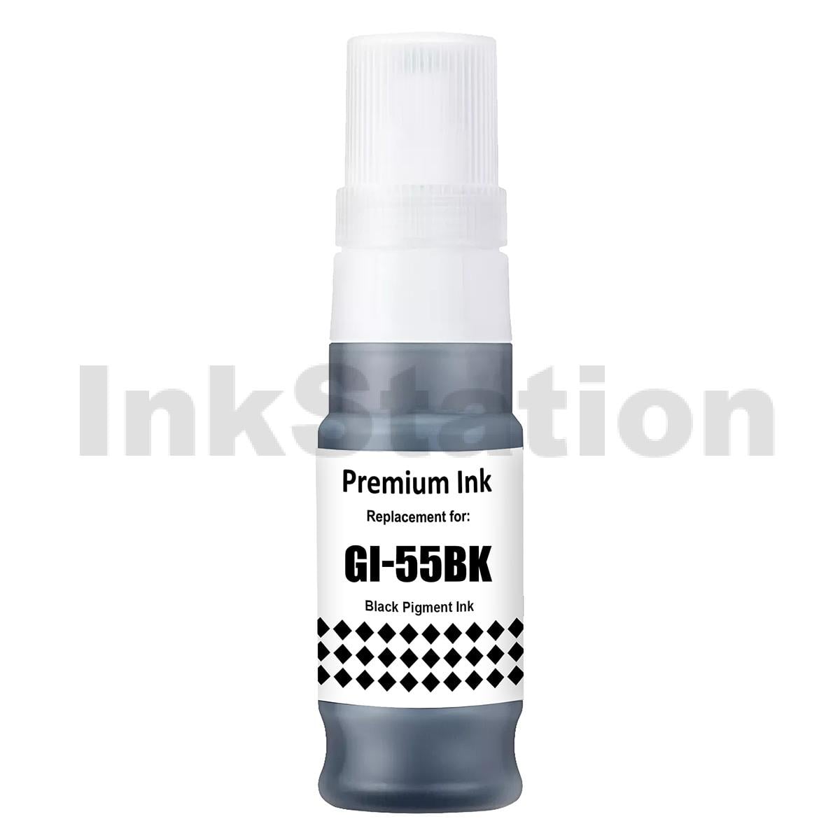 Canon Compatible GI-55BK Black Ink Bottle - 3,000 pages - Ink ...