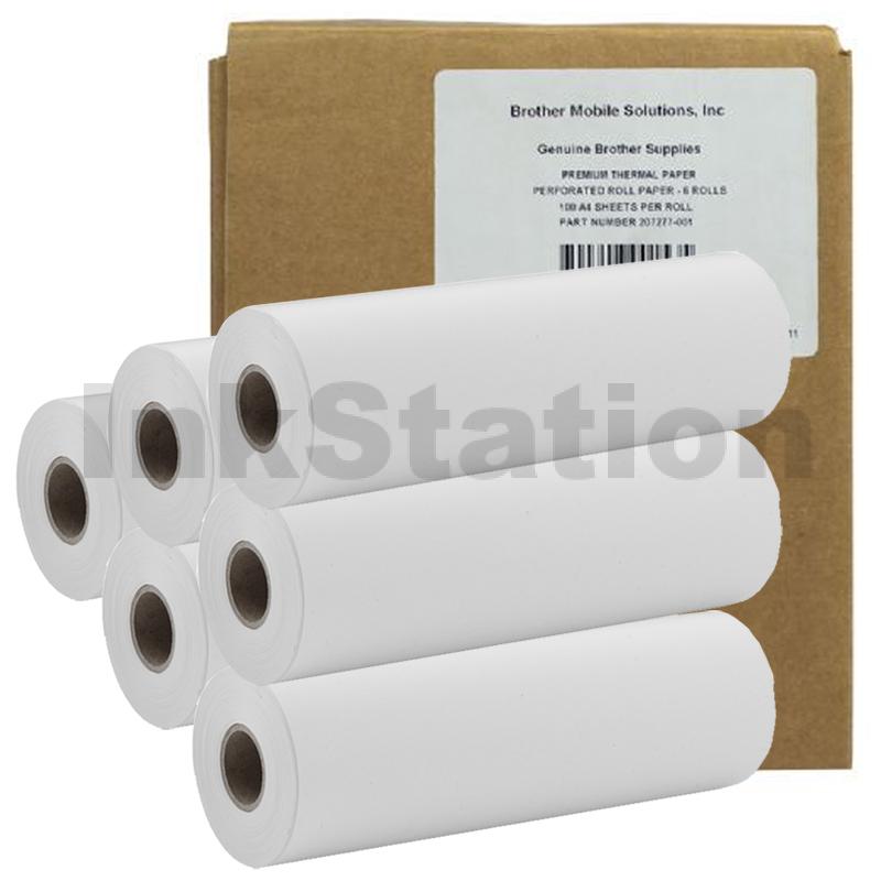 Brother Genuine A4 Perforated Roll Paper - 100 Pages per roll (pack of ...