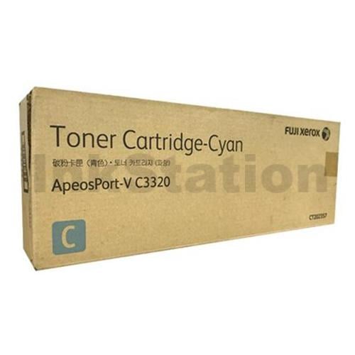 Fuji Xerox Genuine ApeosPort V C3320 Cyan Toner Cartridge CT202357 ...