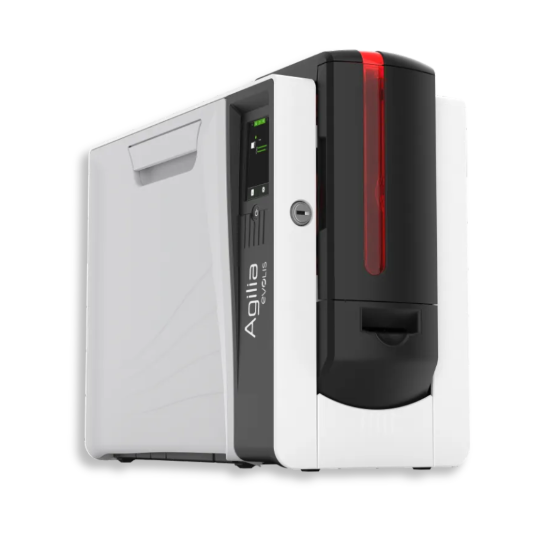Evolis Agilia Simplex Expert Single Sided Retransfer USB & Ethernet ID ...