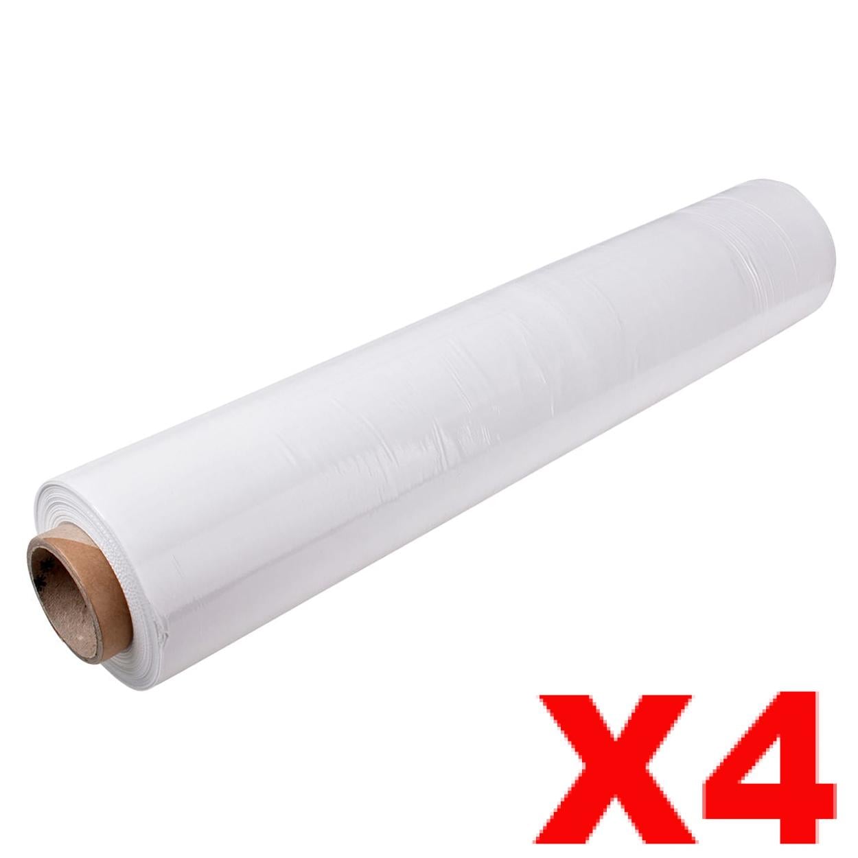 Stretch Hand Pallet Wrap 500mm x 400M 25MIC Shrink Wrap - Clear / Black ...