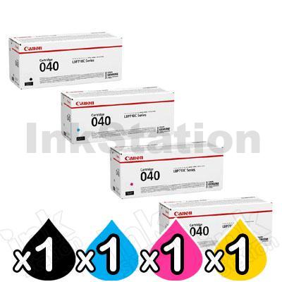 Canon 4-Pack Genuine CART-040 Toner Combo [1BK+1C+1M+1Y] - Toner ...
