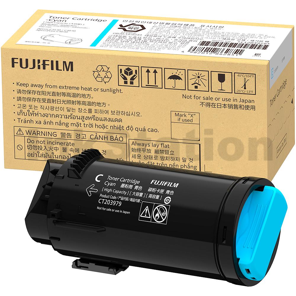 Fuji Xerox Fujifilm Apeos C4030 / C3530, ApeosPrint C4030 Genuine Cyan ...