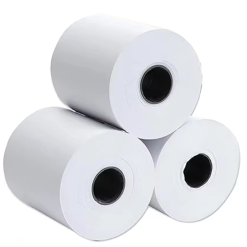 80x80mm Thermal Paper Cash Register Receipt Roll (25mm Core) - InkStation