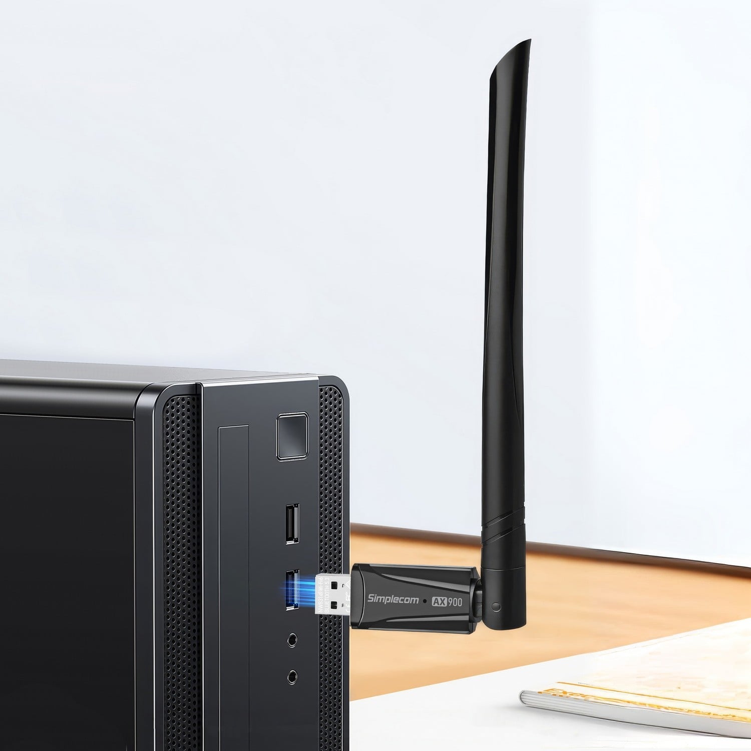 Simplecom Wi-Fi 6 and Bluetooth 5.3 Combo USB Adapter Dual Band AX900 ...