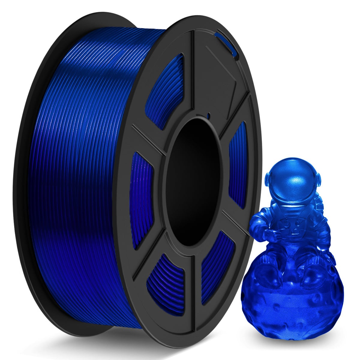 1 x PVB 3D Filament 1.75mm Transparent Blue - 1KG - InkStation