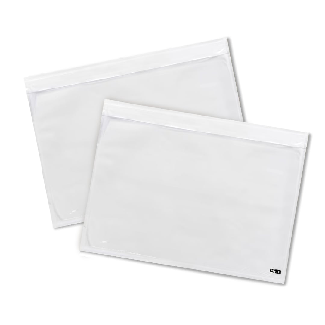 250PCS Plain Doculopes 240mm x 330mm Large Sticker Pouch A4 Document ...