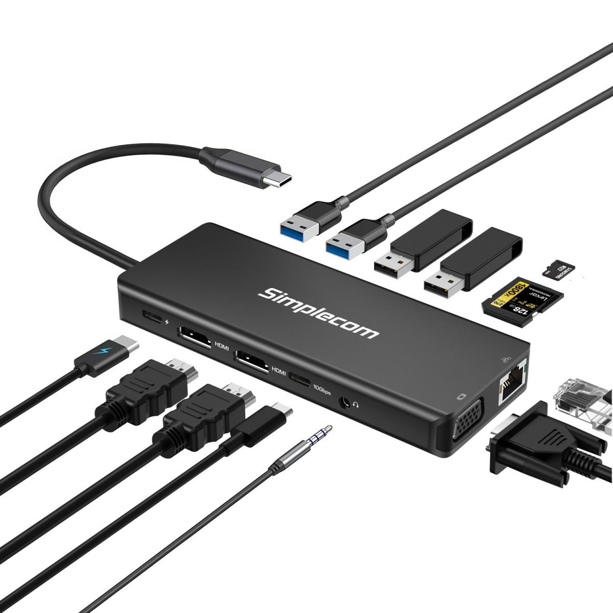 Klik USB-C DisplayLink Multi-Port Adapter with Dual HDMI, USB-C Data ... Klik USB-C DisplayLink Multi-Port Adapter with Dual HDMI, USB-C Data ...