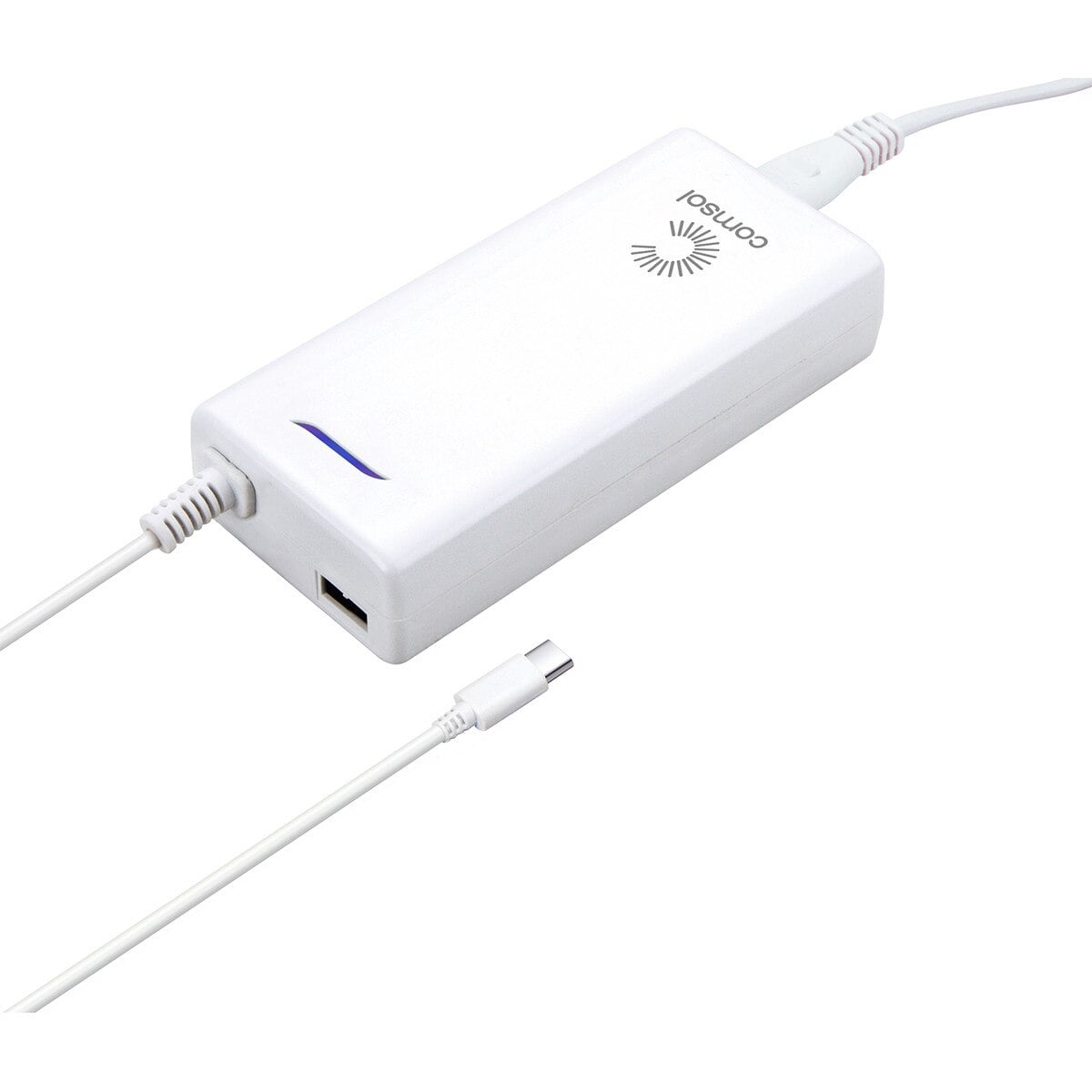 Comsol 100W USB-C Universal Laptop Charger with Extra USB-A port for ...