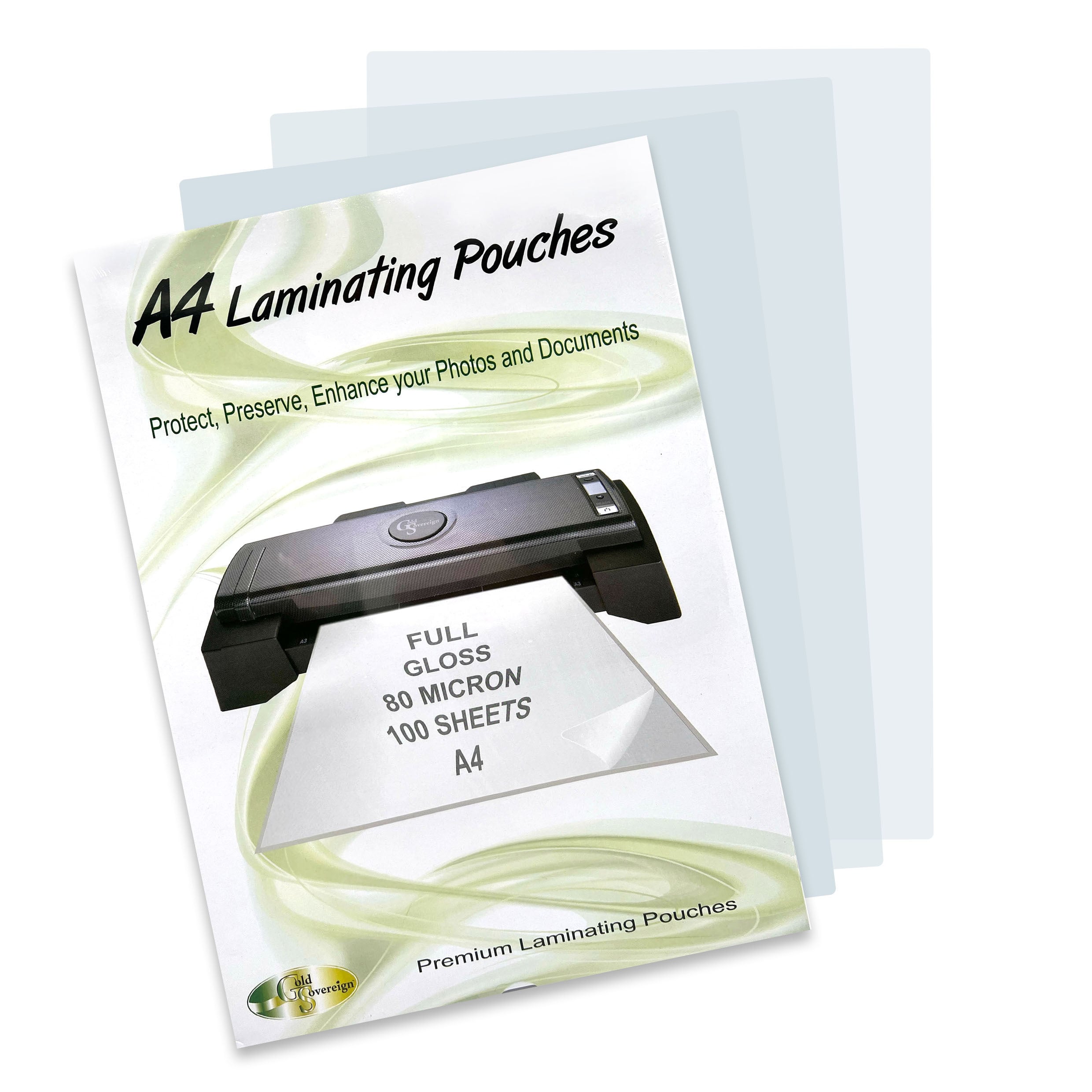 Gold Sovereign A4 Laminating Pouches 80 Microns 216x303MM Pack of 100 ...