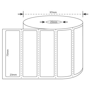 White Direct Thermal Labels