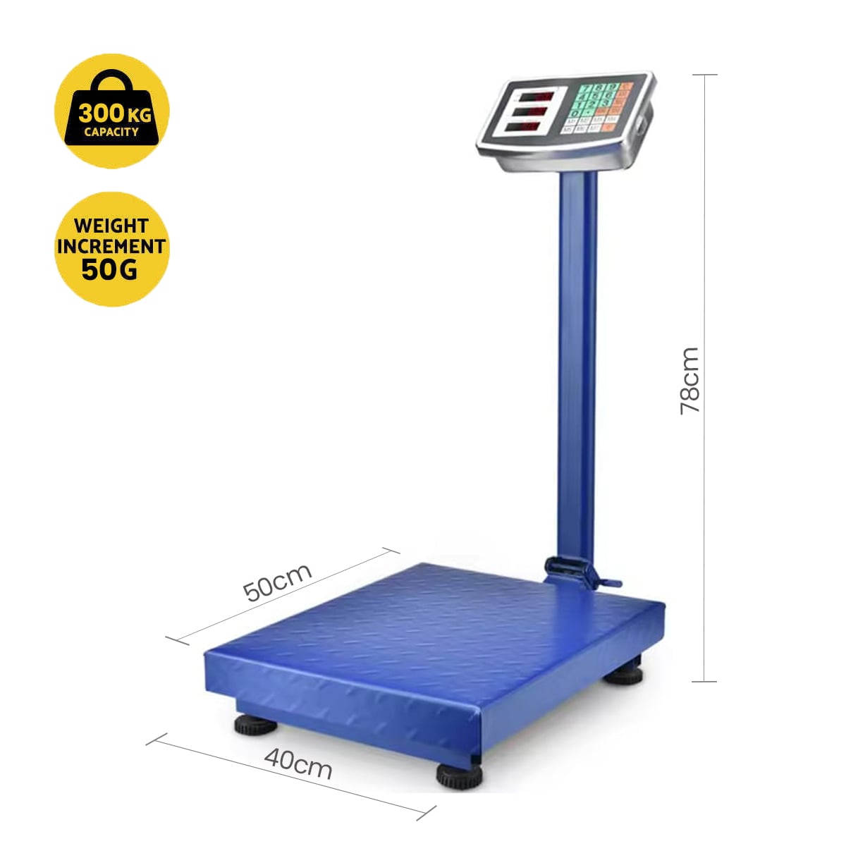 300KG Digital Electronic Platform Scale for Commercial & Warehouse Use ...