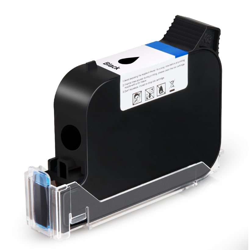 Black Pigment Water Absorbing Ink Catridge for Handheld Inkjet Printer ...