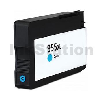 HP 955XL Compatible Cyan High Yield Inkjet Cartridge L0S63AA - 1,600 ...
