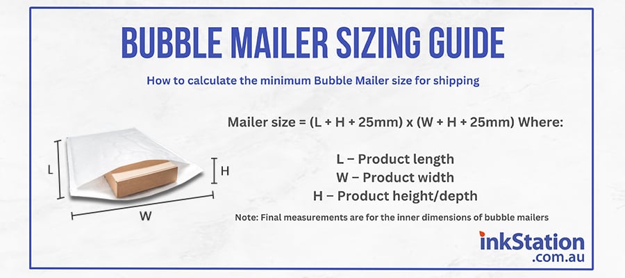 Poly Bubble Mailer 215mm x 280mm (inner) Self-Sealed Padded Envelope ...