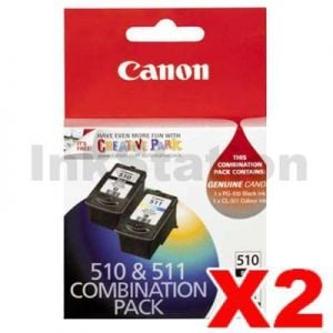 Canon PG-510, CL-511 Ink Cartridges - Ink Station