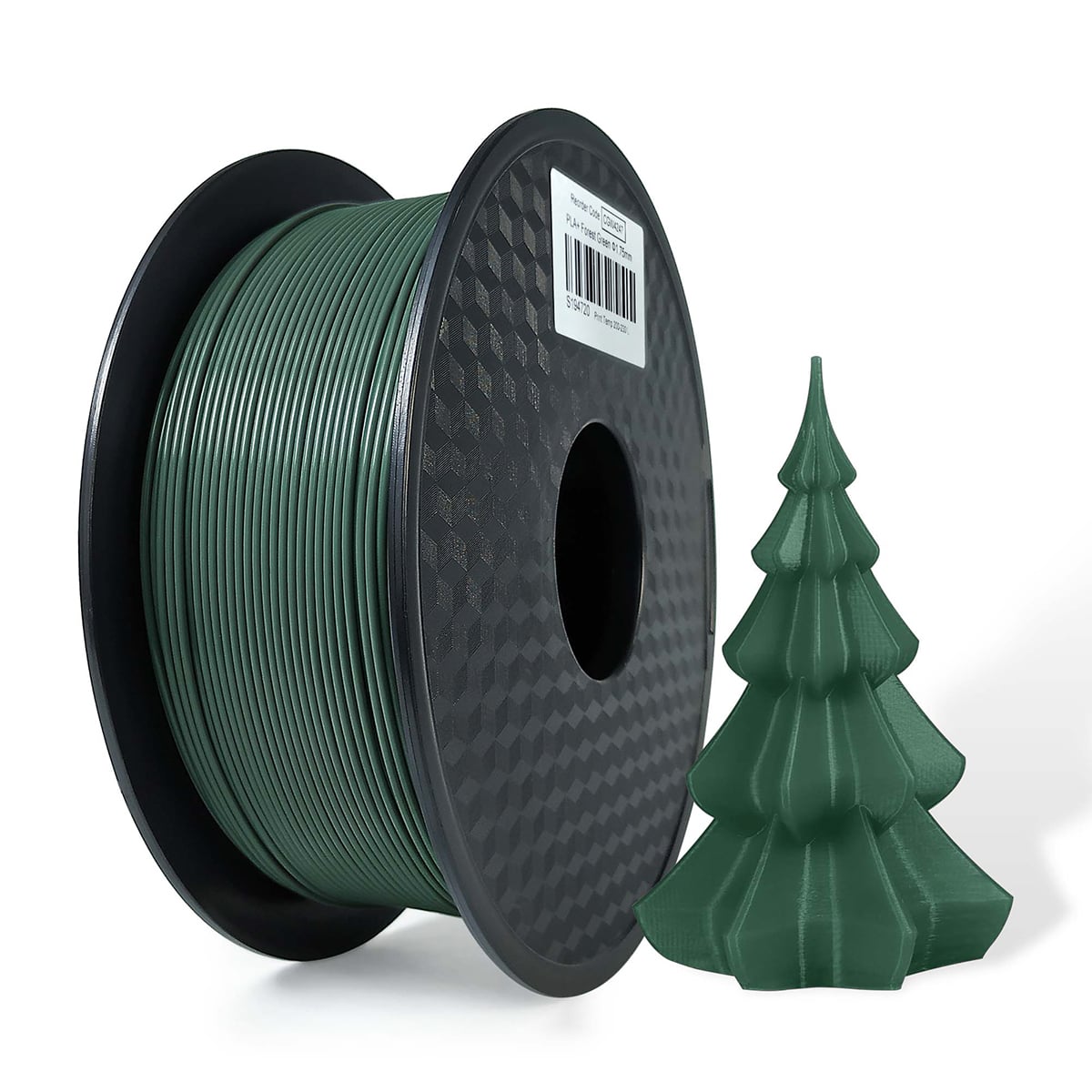 1 x PLA+ 3D Filament 1.75mm Forest Green - 1KG - InkStation