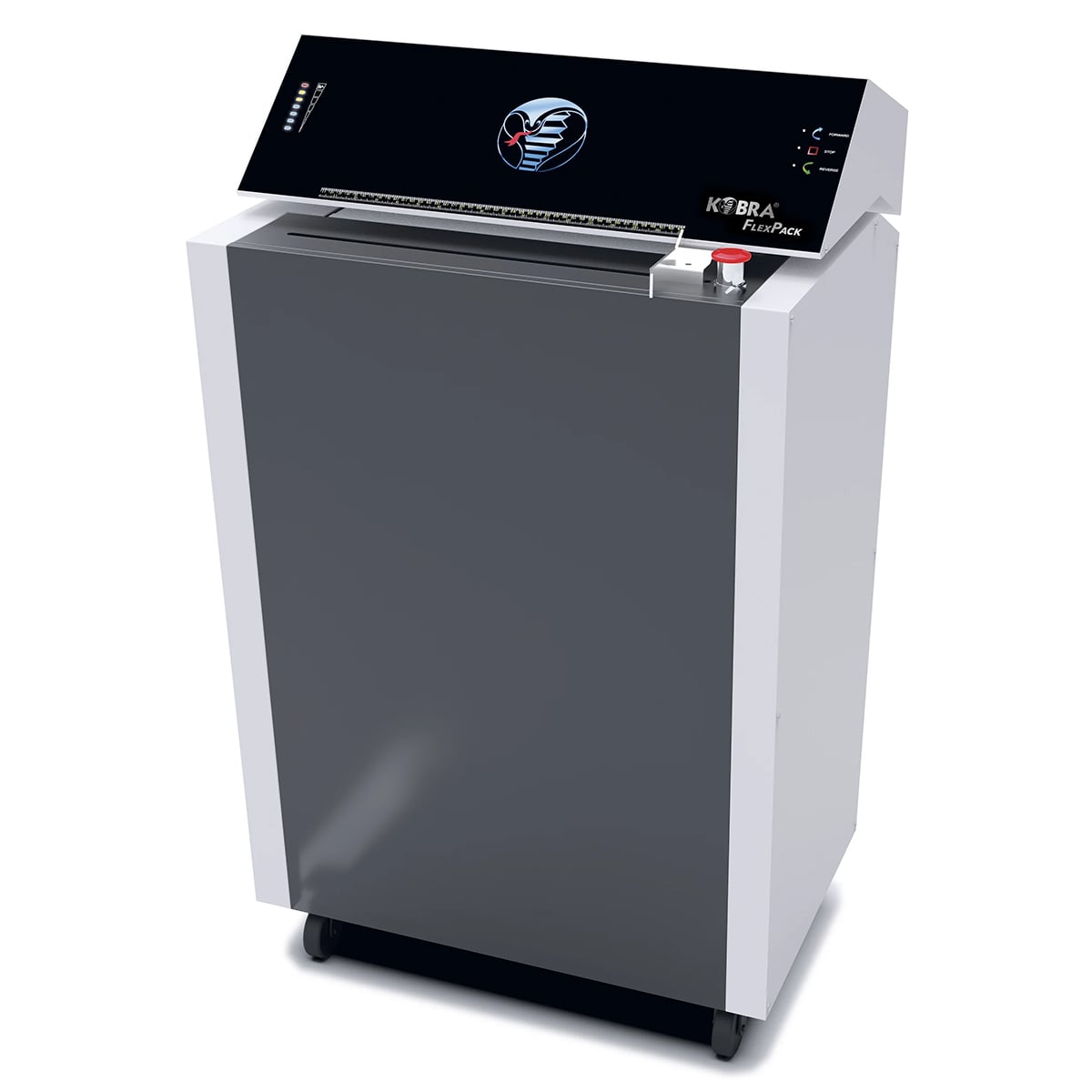 KOBRA 400 C4 48-Sheet Cross Cut Heavy Duty Department Shredder with Continuous Motor & 200L ...