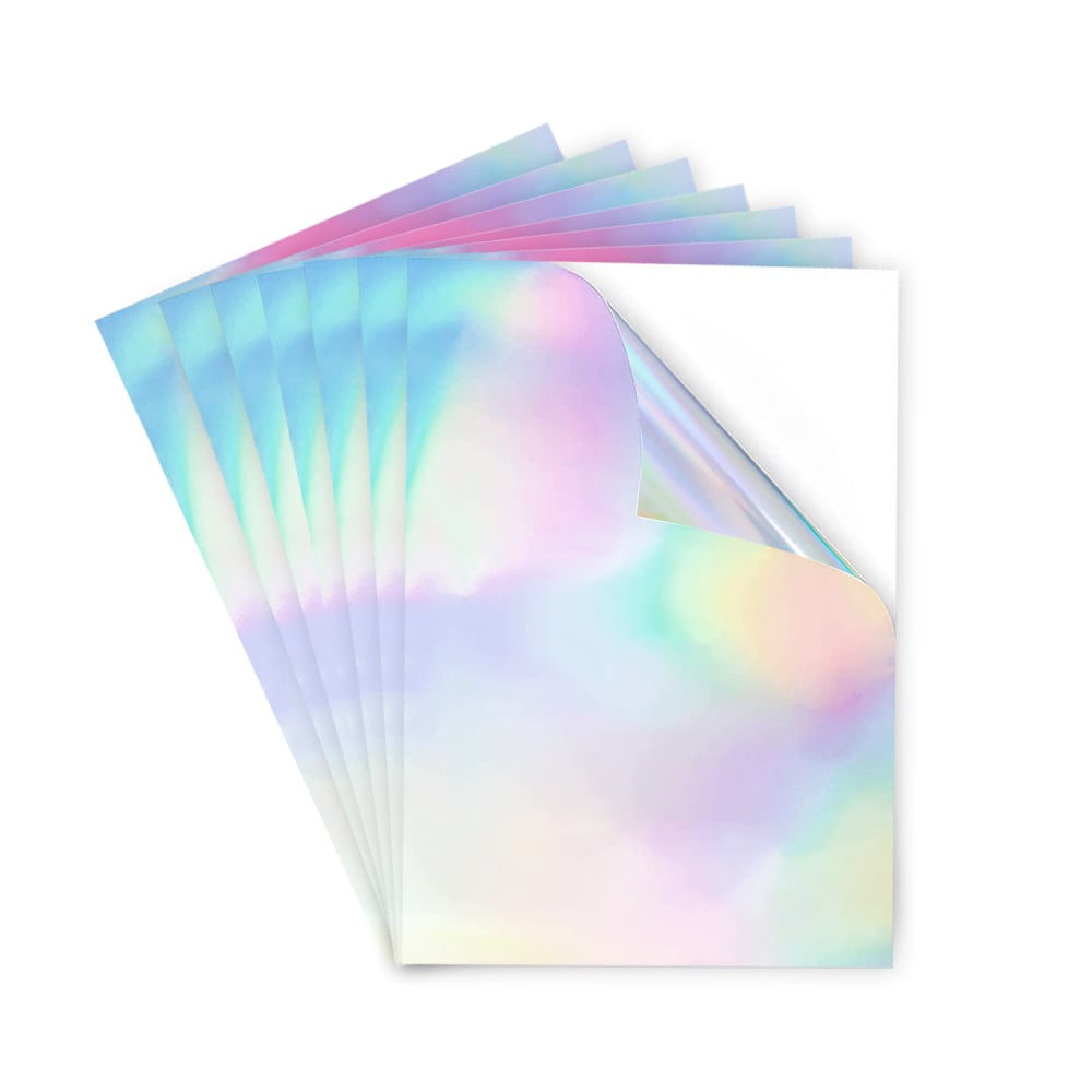 Translucent Clear Printable Vinyl Sticker Paper A4 - 20 sheets per pack ...