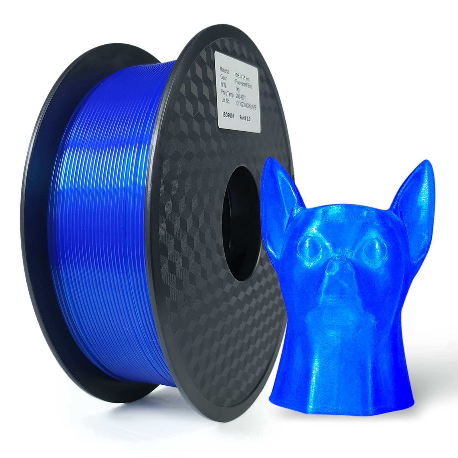 Fluorescent ABS 3D Filament 1.75mm - 1KG/Roll - InkStation