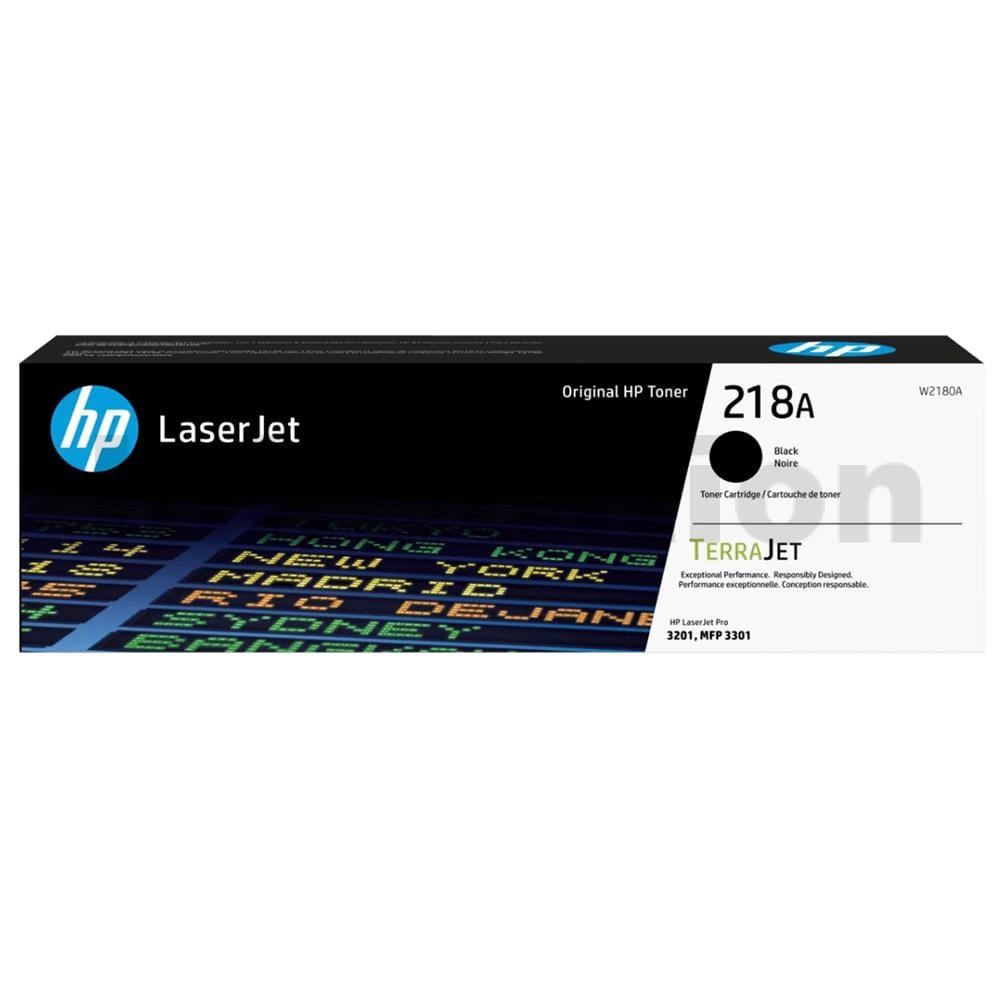 HP 218A W2180A Genuine Black Toner Cartridge - 1,300 pages - Toner ...