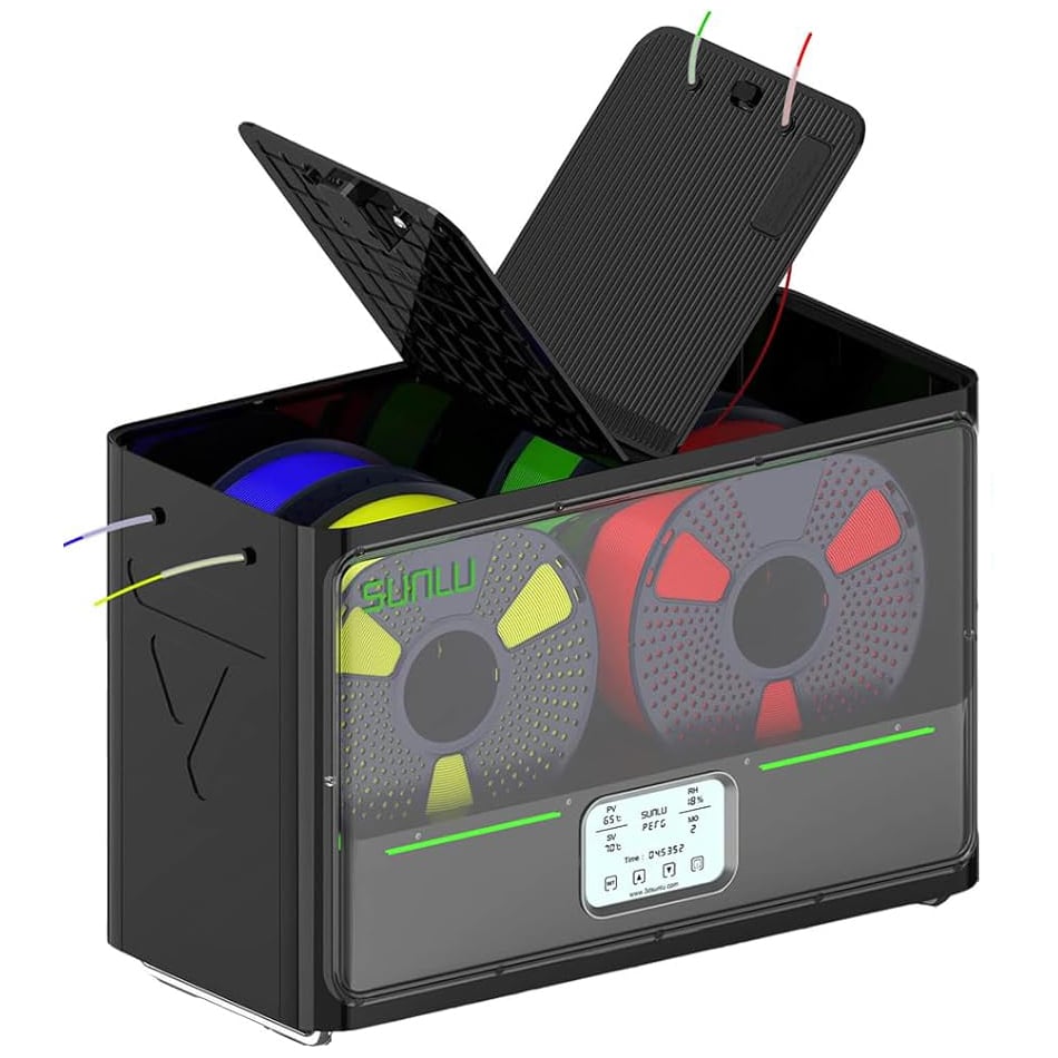 3D Filament Dryer Storage Box S4 Fila Dryer Large Capacity Fits Up to 4 ...